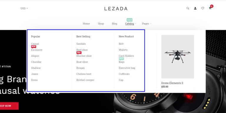 Lezada Shopify Theme: Best For Sleek & Modern Design